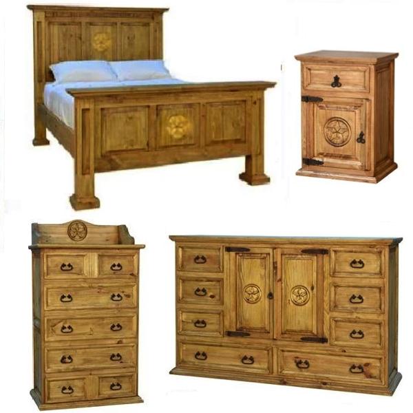 Star Madrid Bedroom Set – 4State Rustic