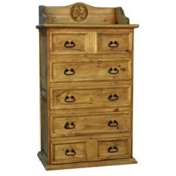 Large Rustic Star Chest – 4State Rustic